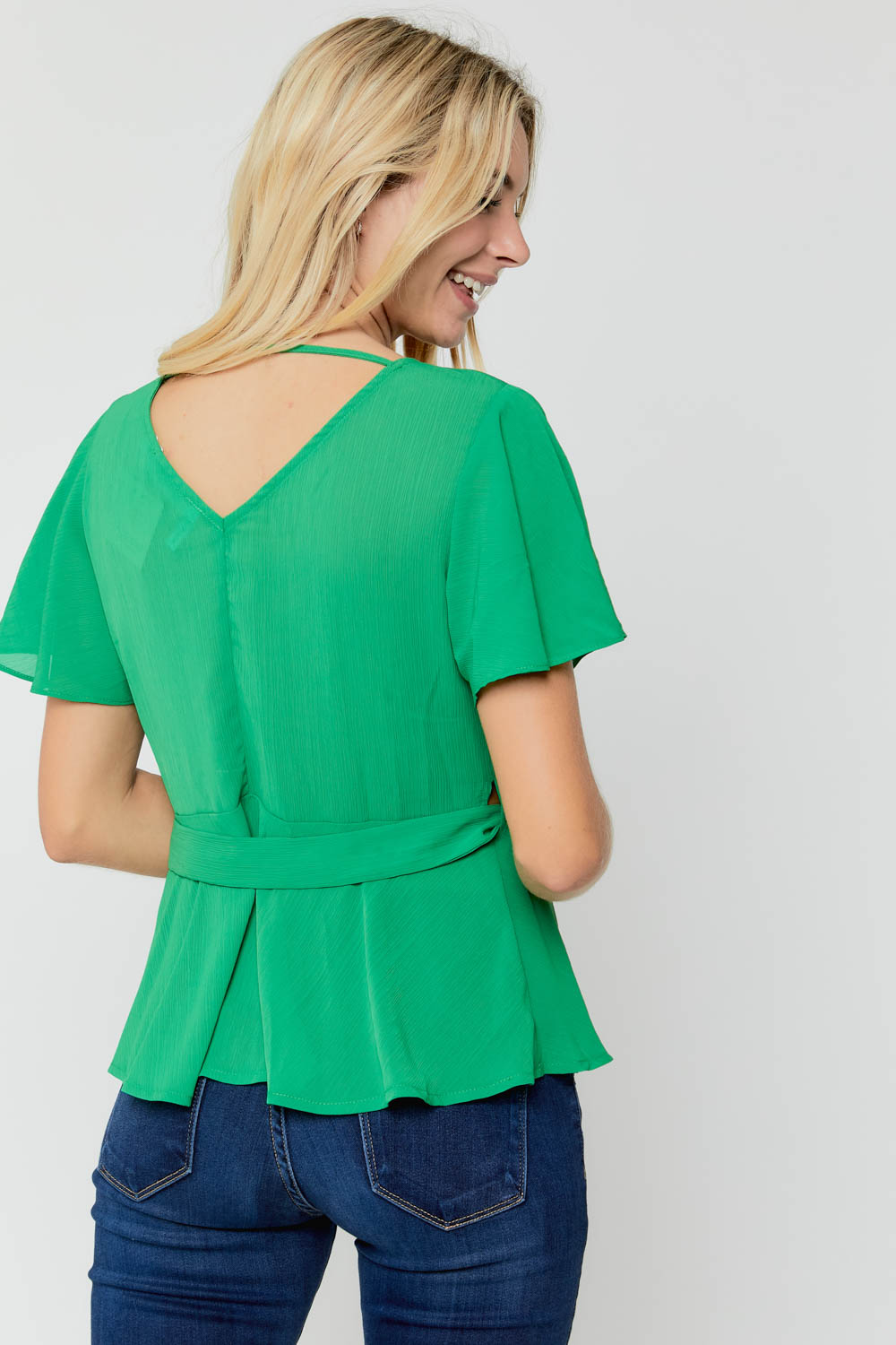 Wrap Around Solid Top - Available by Angela Fashion